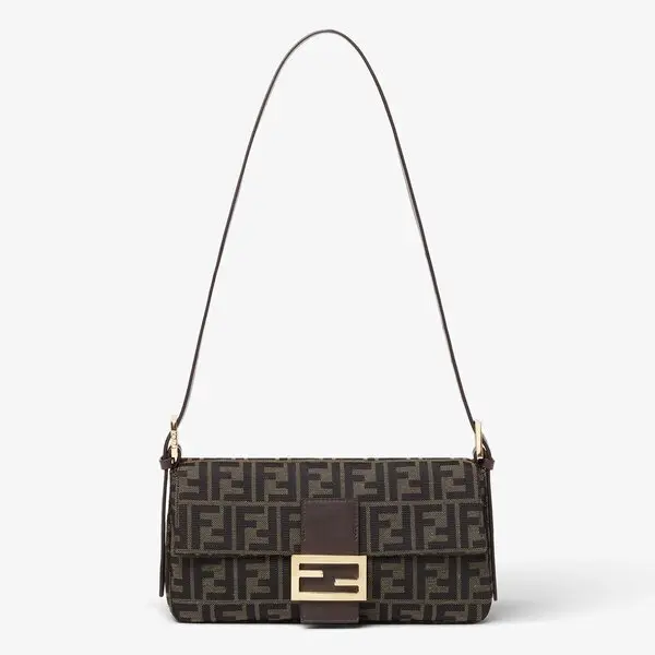 Fendi Baguette® 26424 Ff Zucca Jacquard Fabric Bag